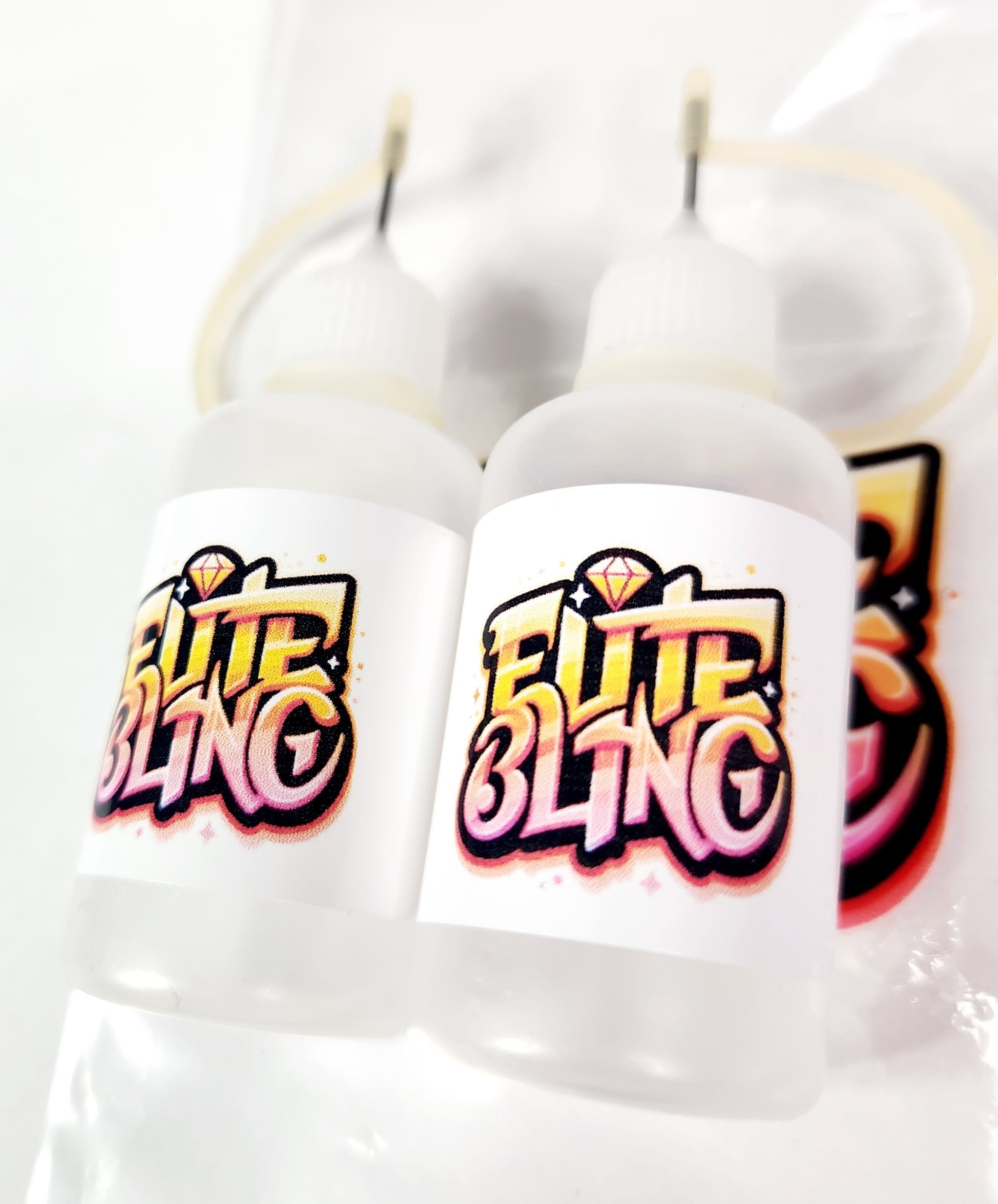 2 Pack Precision Tip Glue Applicator Bottle – Elite Bling