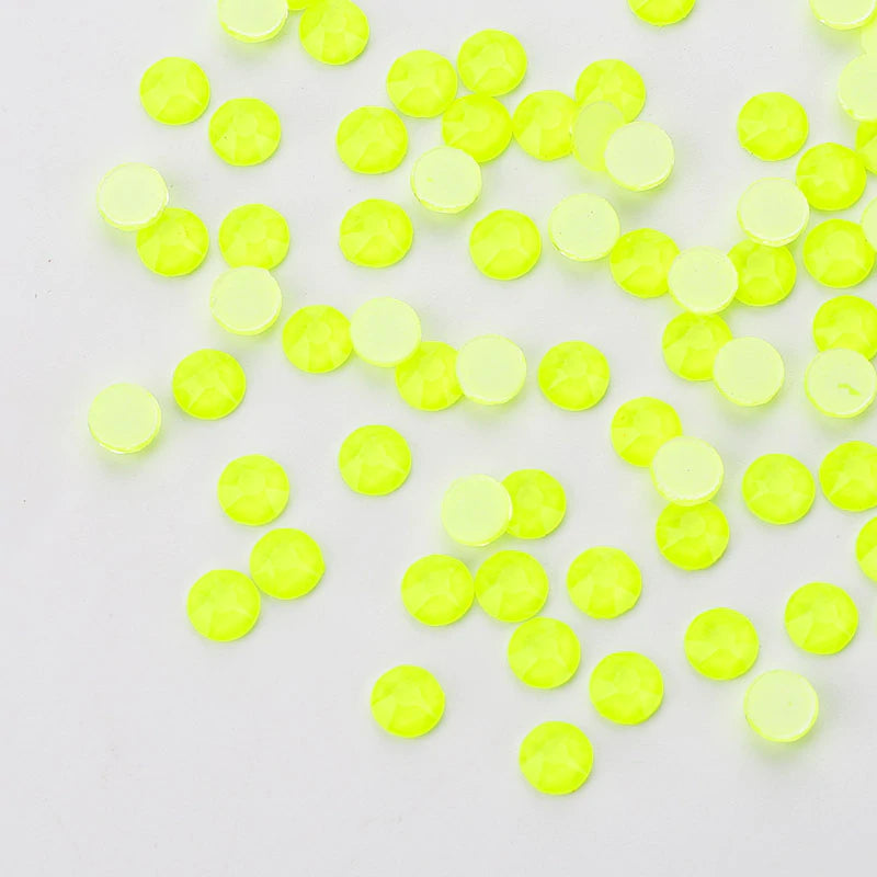 High Quality Neon Yellow Rhinestones – Elite Bling